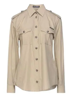 Dolce & Gabbana Classic Collar Long Sleeve Shirt - Nude