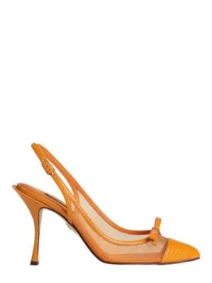 DOLCE & GABBANA Dolce & Gabbana Slingback High Heels With Bow Detailing