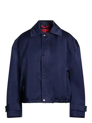 Max & Co. Max&co. Plain Color Satin Jacket - Blue