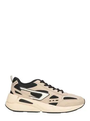 DIESEL® Two-tone Patchwork Low-top Sneakers - Nude