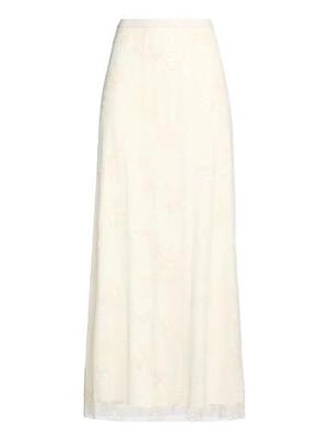 MAXCO. Max&co. Sequined Flared Midi Skirt - White
