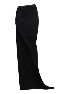 RICK OWENS Rick Owens Asymmetrical Gathered Skirt