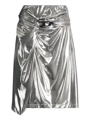 DIESEL® Diesel Midi Wrap Skirt With Logo Detail