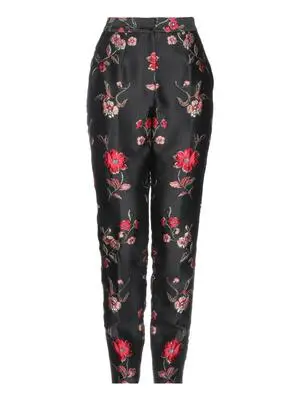 Dolce & Gabbana Dolce & Gabbana Floral Print Trousers Black
