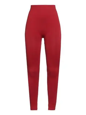 Rick Owens Plain Colour Leggings - Red