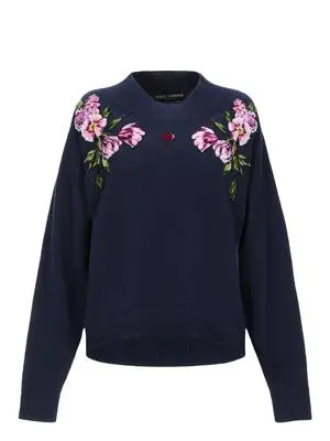 Dolce & Gabbana Dolce & Gabbana Embellished Knit Top Black