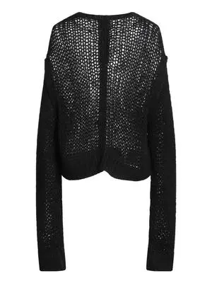 RICK OWENS Rick Owens Round Neck Long Sleeve Knit Sweater