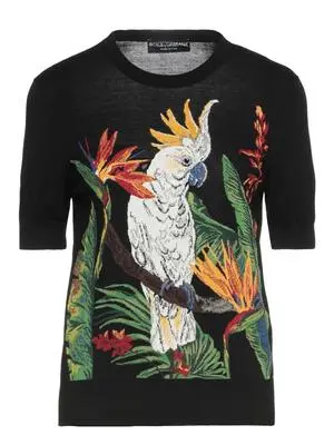 Dolce & Gabbana Short Sleeve Knit T-shirt - Black
