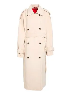 MAXCO. Max&co. Long Sleeved Belted Trench Coat - Nude