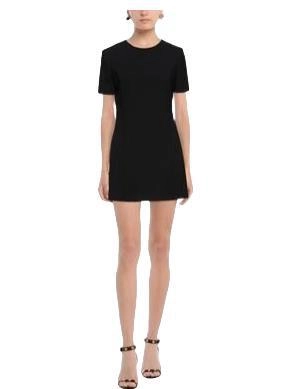 Saint Laurent Short-sleeved Dress - Black