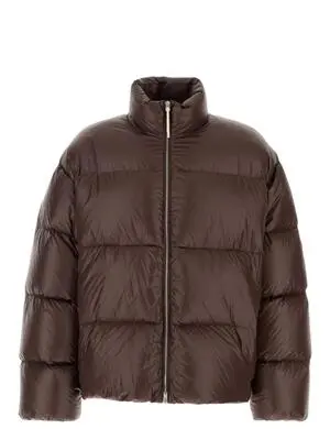 JIL SANDER Zip-up Down Jacket - Brown