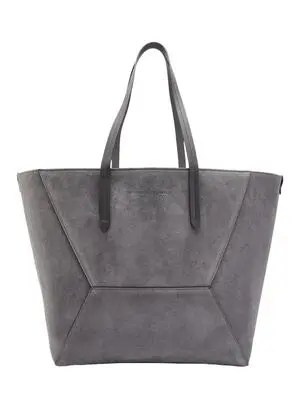 Brunello Cucinelli Brunello Cucinelli Suede Tote Bag Grey