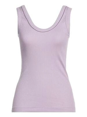 Brunello Cucinelli Brunello Cucinelli Sleeveless Appliquéd Ribbed Jersey Top Pink