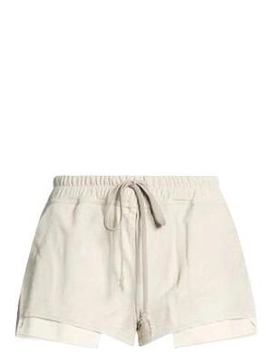 Rick Owens Leather Hot Pants - White