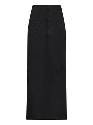 Saint Laurent Midi Skirt - Black
