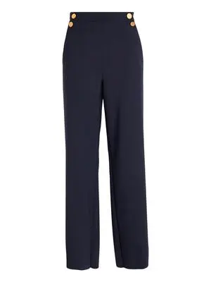 Max Mara Wide-leg Trousers - Black