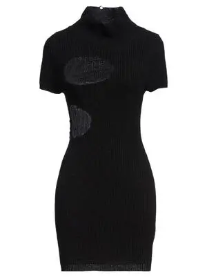 MAISON MARGIELA Knit Dress With Distressed Details - Black