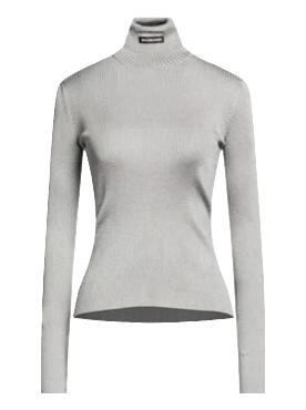 Balenciaga Long-sleeved High-neck T-shirt - Gray