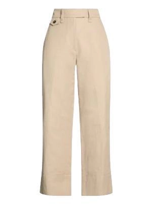 Brunello Cucinelli Wide-leg Twill Pants - Nude