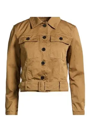 SAINT LAURENT Saint Laurent Belted Twill Casual Jacket
