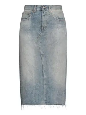 MAISON MARGIELA Medium Wash Denim Pencil Skirt - Gray