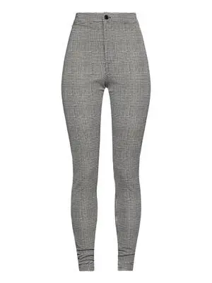 Saint Laurent Prince Of Wales Check High-waisted Pants - Gray
