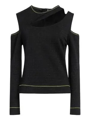 GANNI Ganni Crew Neck Knitted Top