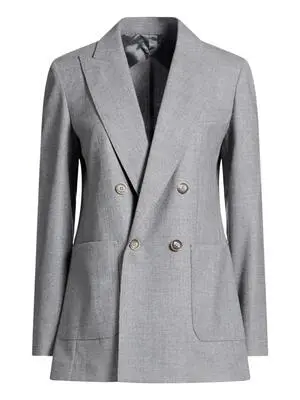 Max Mara Double-breasted Suit - Gray
