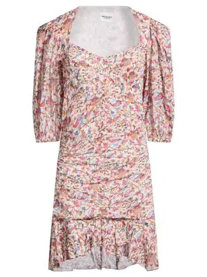 Isabel Marant Étoile Woven Gathered Dress - Multicolor
