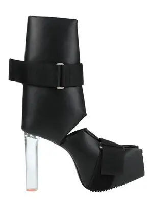 Rick Owens Platform Leather Boots - Black