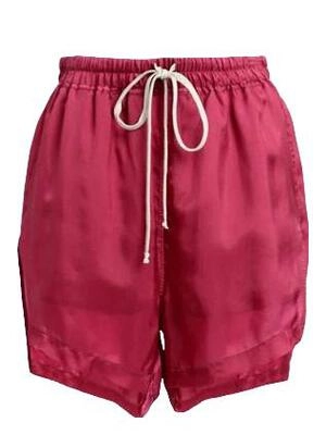 Rick Owens Drawstring Shorts - Red