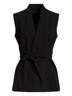 Rick Owens Wool Suit Vest - Black