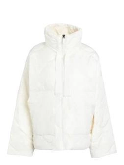 MAXCO. Max&co. Quilted High Neck Jacket - White