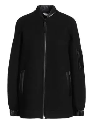 Max Mara Wool Flight Jacket - Black