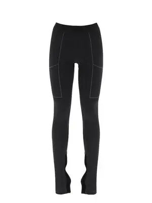 Coperni Paneled High-rise Leggings - Black