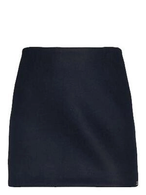 Sportmax Sportmax Wool A-Line Skirt Black