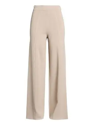 Max Mara Solid Color Wide-leg Pants - Nude