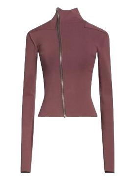 Rick Owens Solid Color Stretchy Outerwear - Red