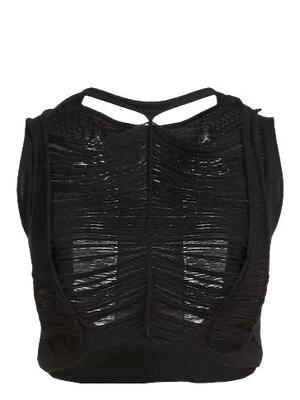 Rick Owens Sleeveless Knit Top - Black