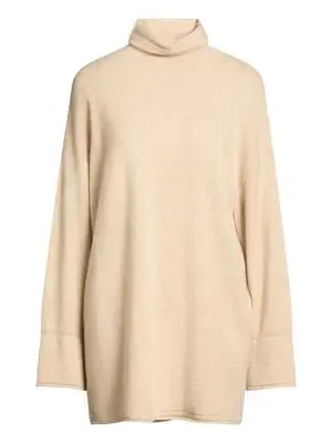Max Mara Cashmere Turtleneck Knitwear - Nude
