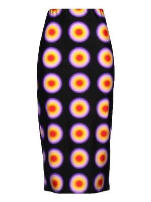 SPORTMAX Sportmax Polka Dot Stretch Pencil Skirt