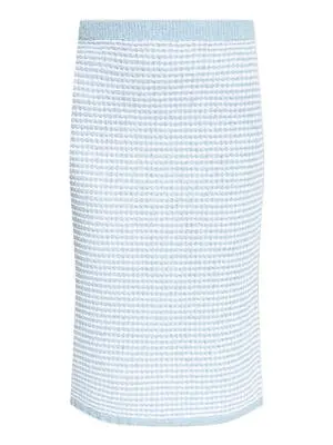 TORY BURCH Tory Burch Cotton-Blend Striped Midi Skirt
