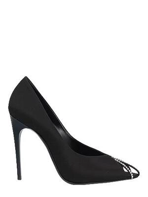 Saint Laurent Saint Laurent Rhinestone Embellished Stiletto High Heels Black