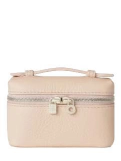 Loro Piana Loro Piana Logo Zipper Key Bag Nude