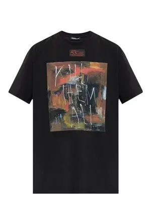 Raf Simons Graphic-print T-shirt - Black