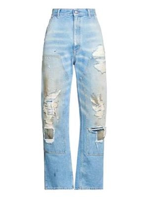 MAISON MARGIELA High-waisted Straight-leg Jeans - Blue