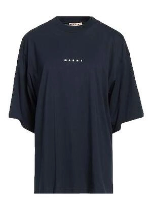 Marni Relaxed Fit Solid Color T-shirt - Black