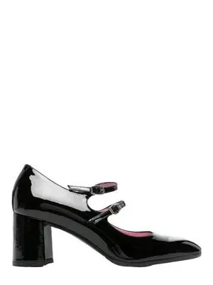 CAREL Alice Patent Leather Mary Jane Pumps - Black