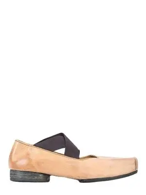 UMA WANG Square-toe Ballerina Shoes - Nude