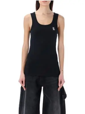 RAF SIMONS Raf Simons Logo Printed Tank Top